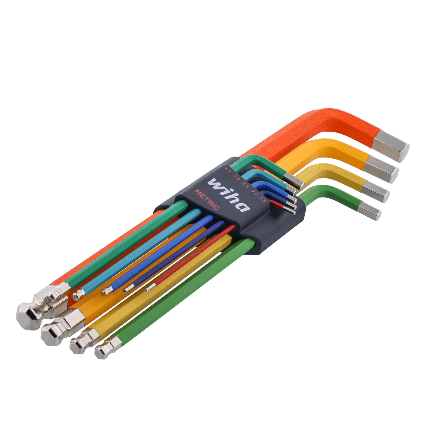 Wiha 66980 Color Coded Hex L-Keys 9 Pc Metric
