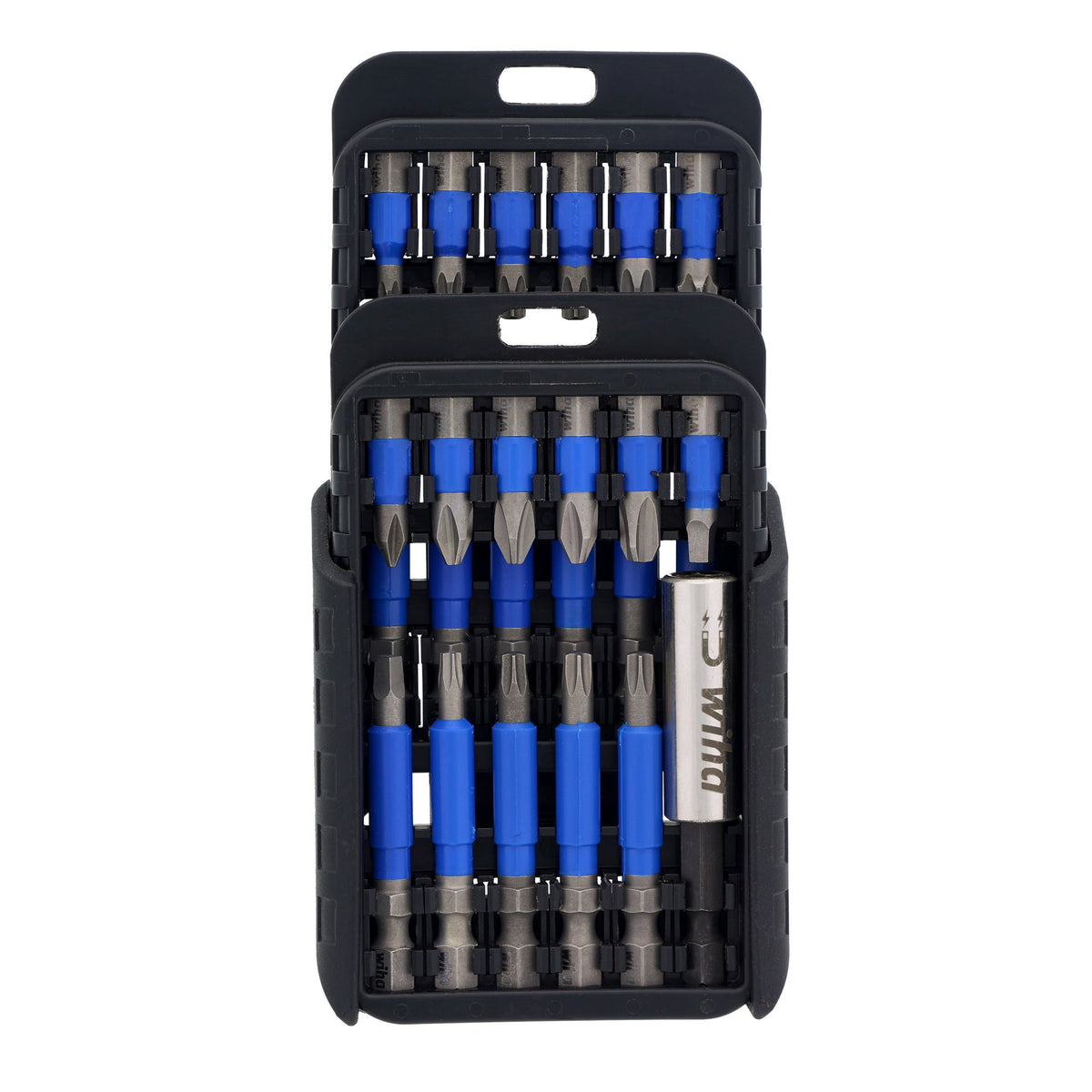 Wiha 70289 24 pc TerminatorBlue Impact Driver Bit Set With Belt Clip