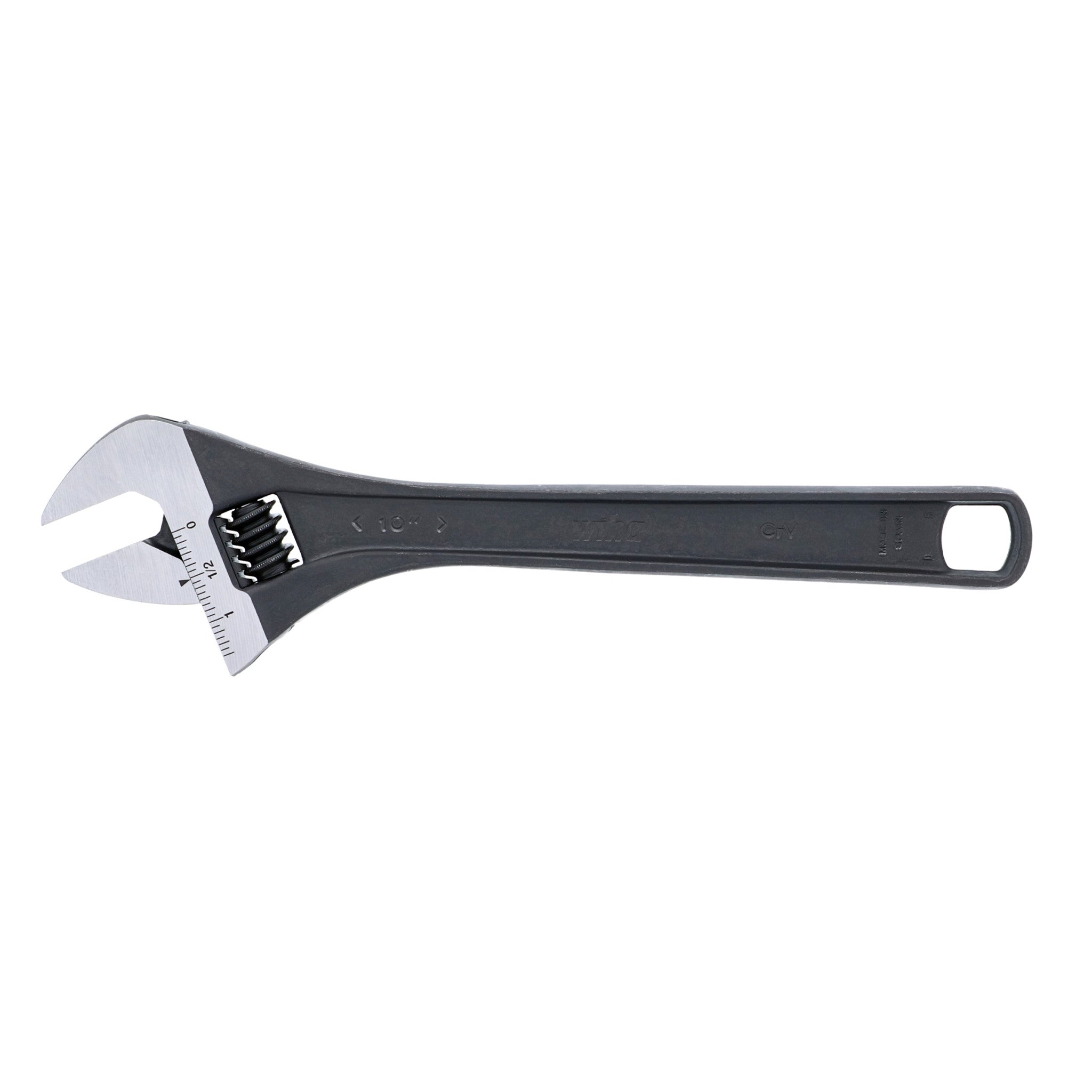 Wiha 76202 Metal Adjustable Wrench 10 Inch