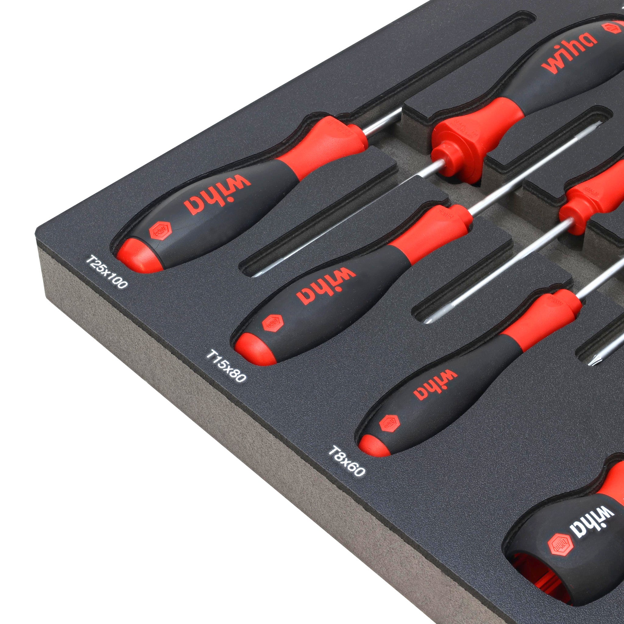 Wiha 91851 Magnetic Foam Work Tray 45 Piece Set