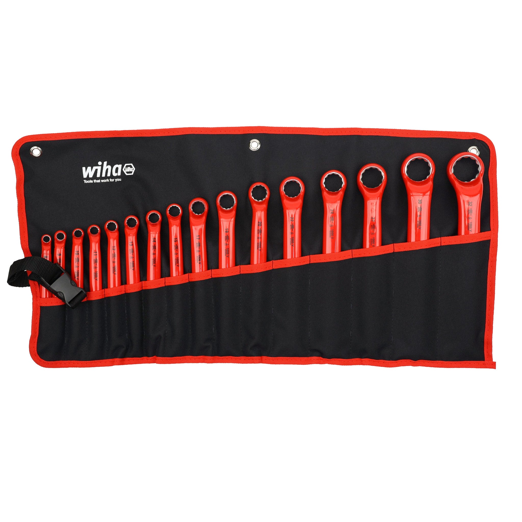 Wiha 21093 Insulated MM Deep Offset Wrench Set Made in Germany