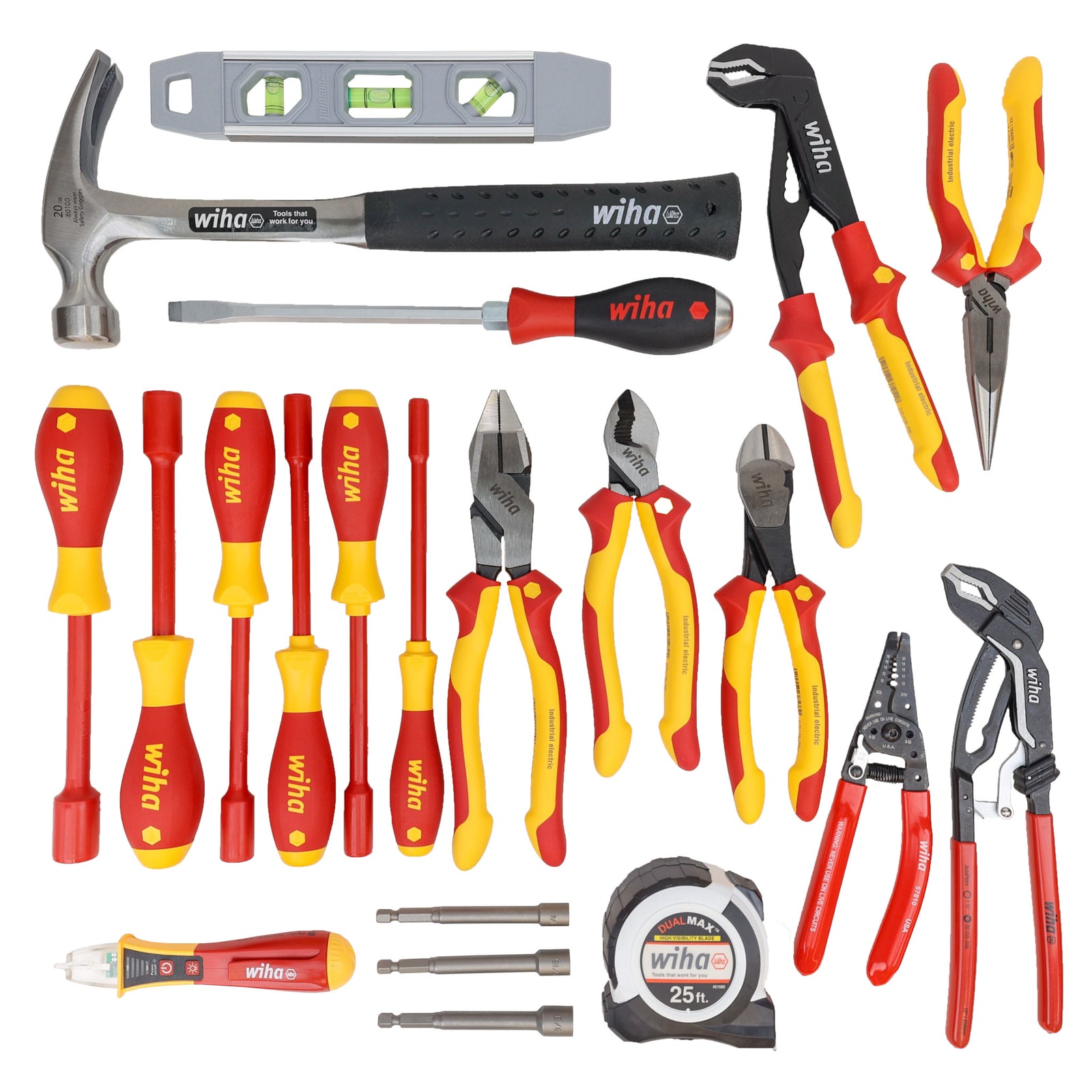 Wiha 91872 Heavy Duty Tool Hauler Backpack - 59 pc. Master Set
