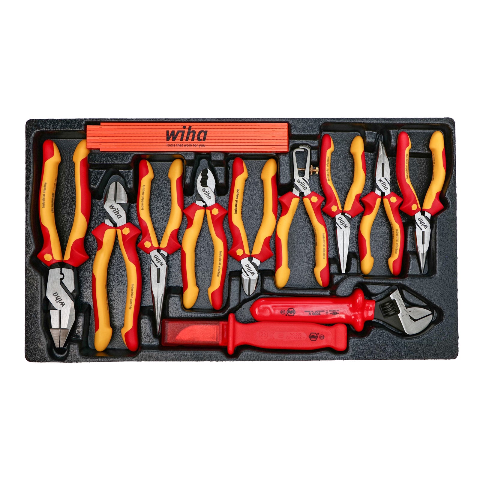 Wiha 32800 Insulated 80 Pc Set In Rolling Tool Case