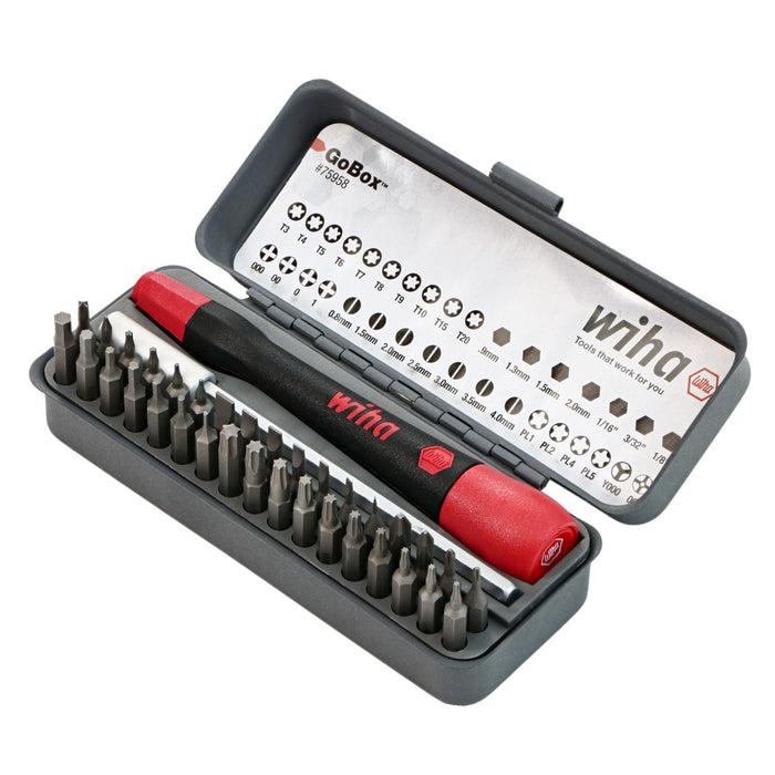 Wiha 75958 Precision Micro Bit Go Box Set 36 pc.