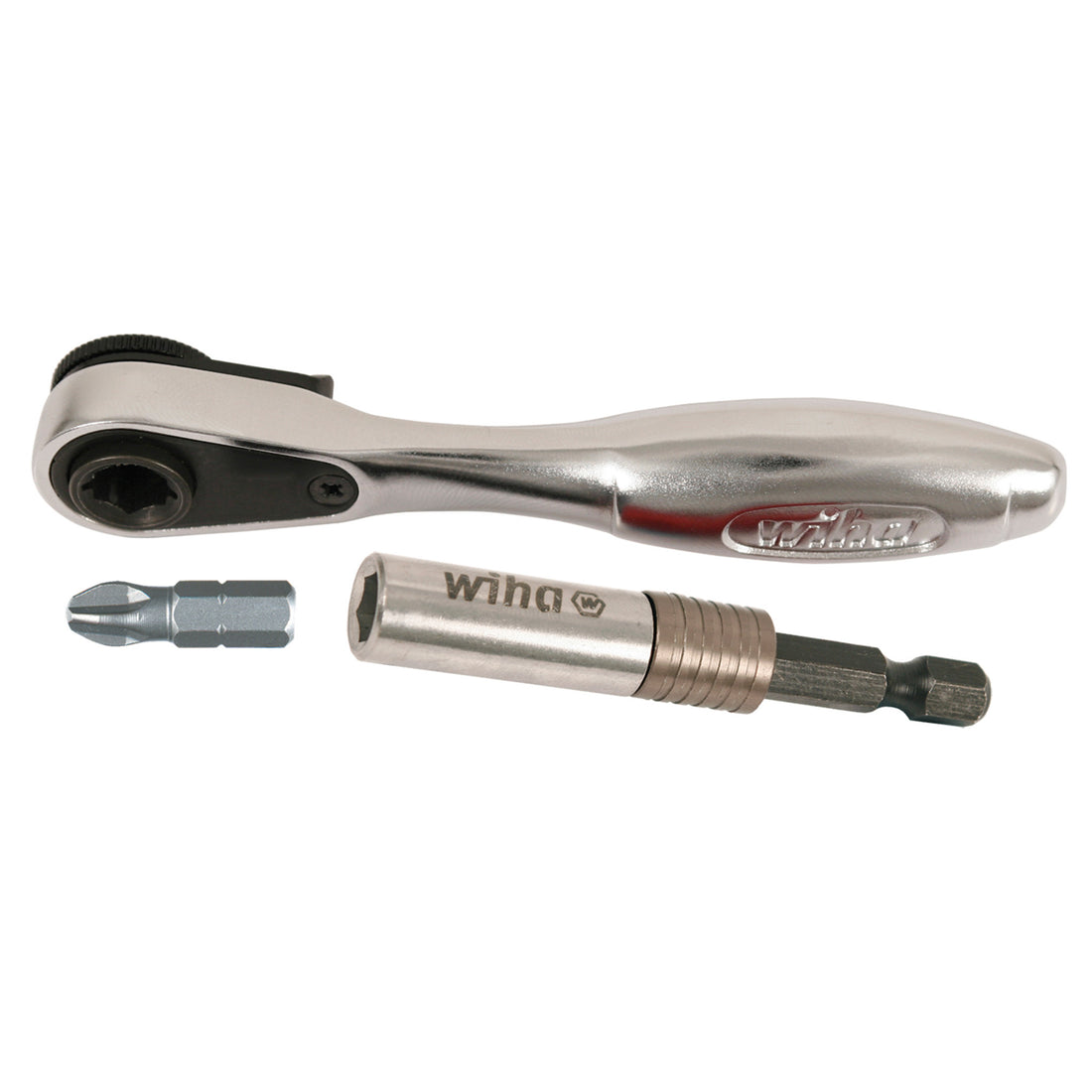Wiha 38076 Mini Bit Ratchet & SlimFix Set