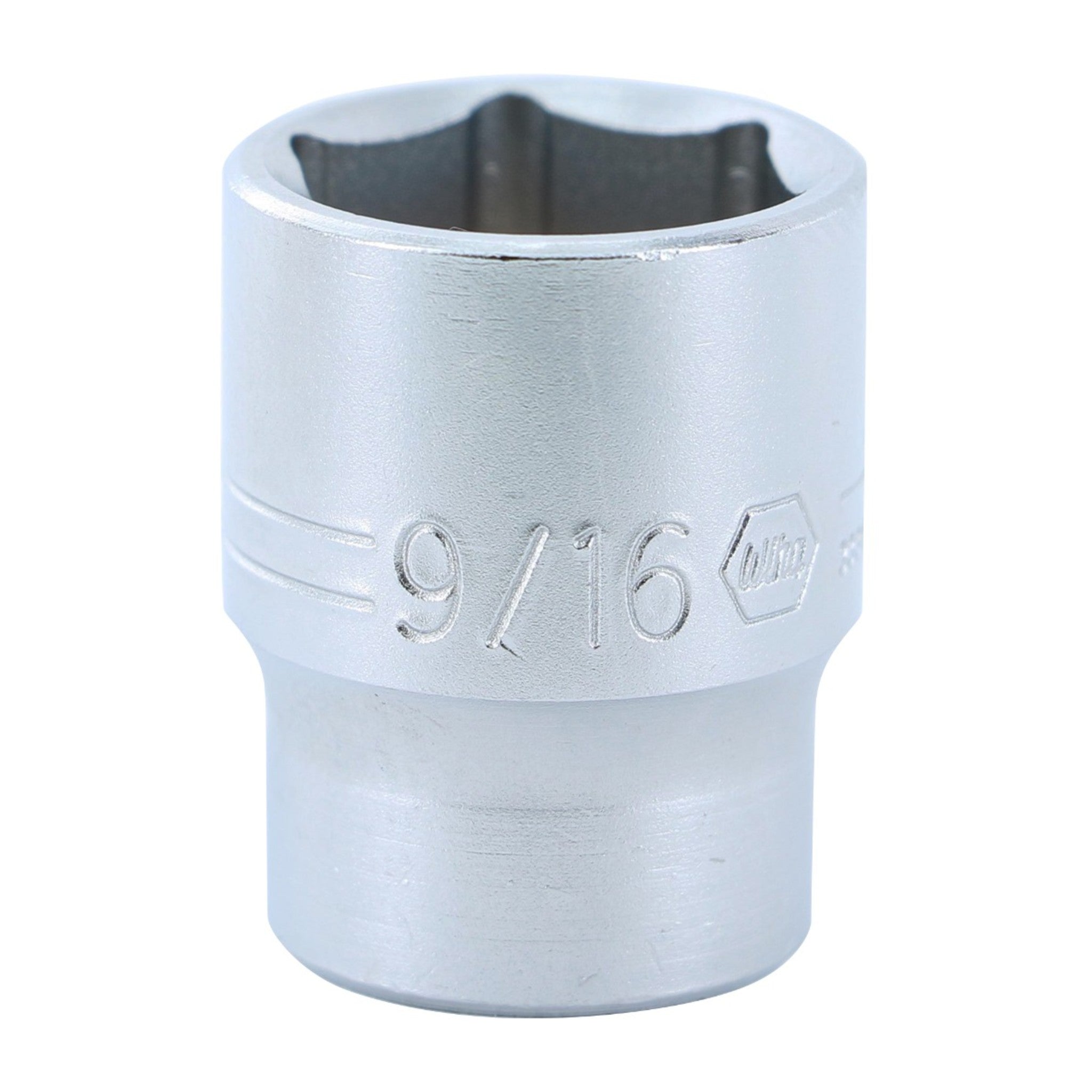 6 Point - 1/4 Inch Drive Socket - 9/16" x 25mm
