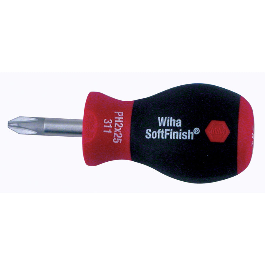 Wiha SoftFinish Stubby Screwdrivers