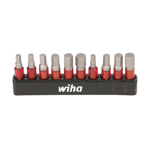 Wiha 76876 Impact Insert Hex Bit 10 Pc.Set