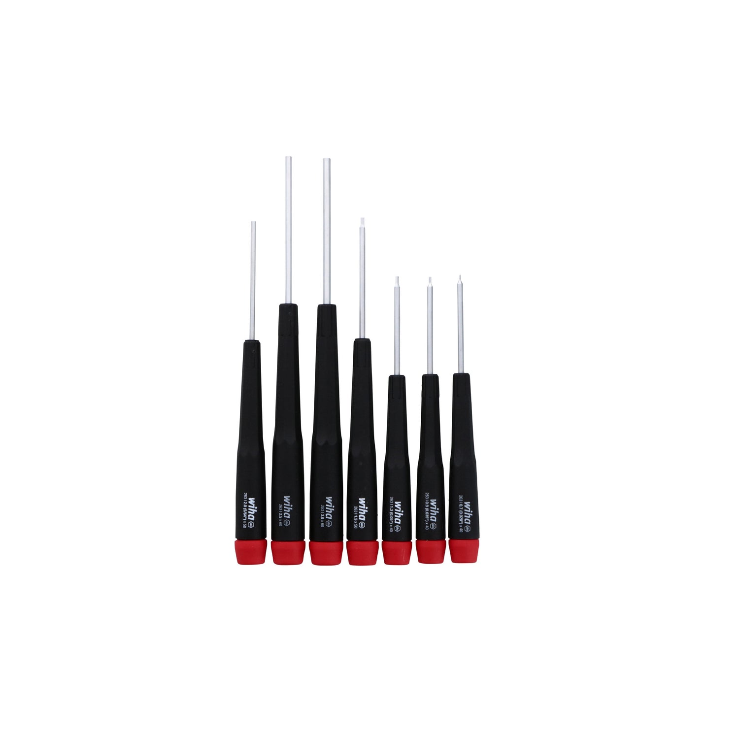 Wiha 26390 Precision Hex Metric Driver 7 Pc. Set