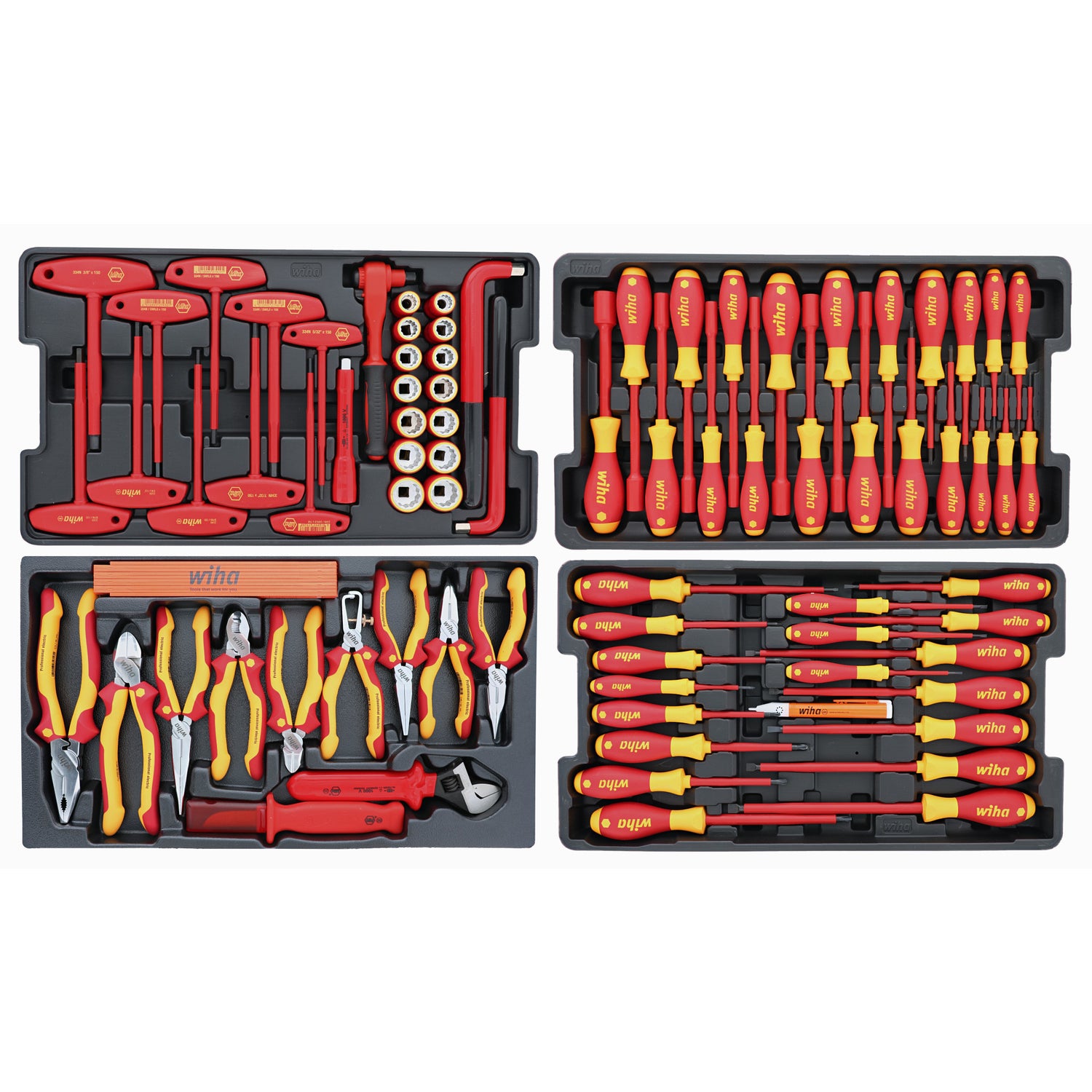 Wiha 32801 Insulated 112 Pc Set In Rolling Case