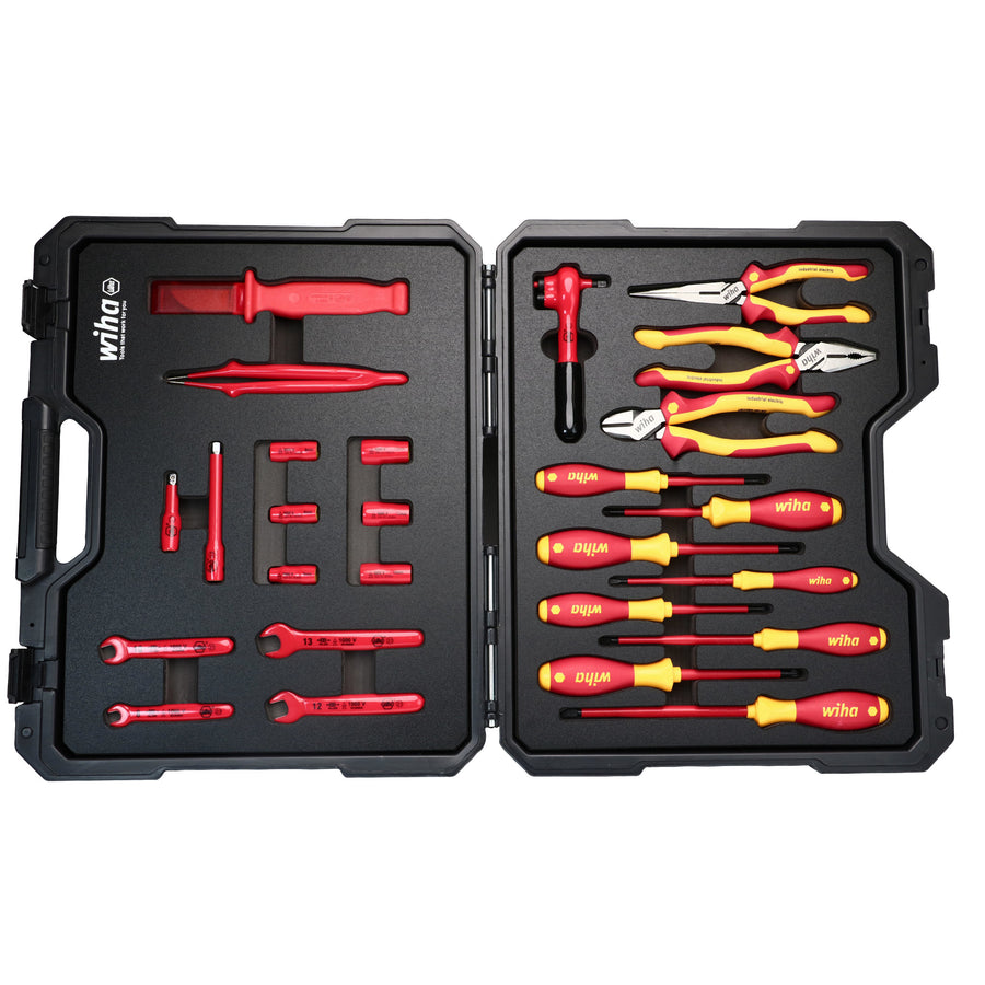 Wiha 91890 26 Piece Insulated Hybrid & EV Essential Tool Kit