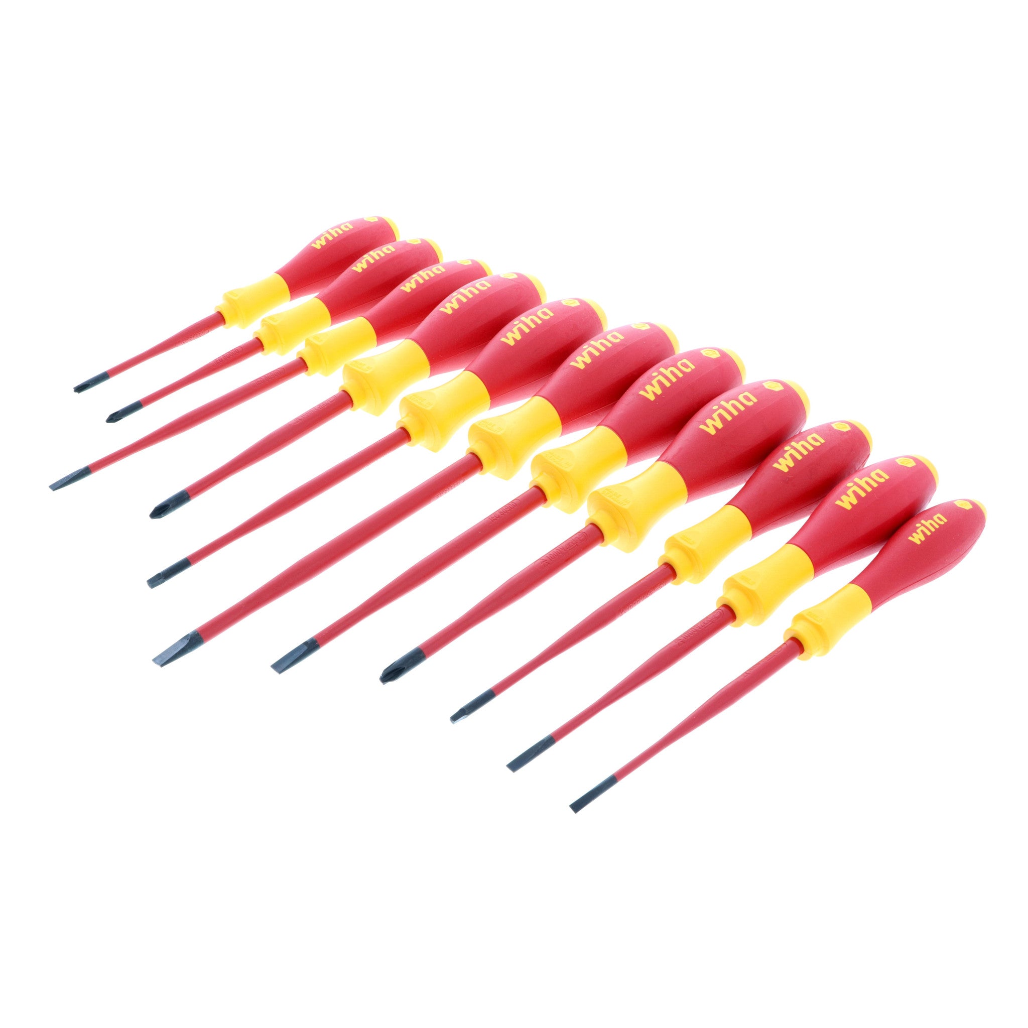 Wiha 32198 Insulated SlimLine Screwdriver 11Pc. Set Made in Germany