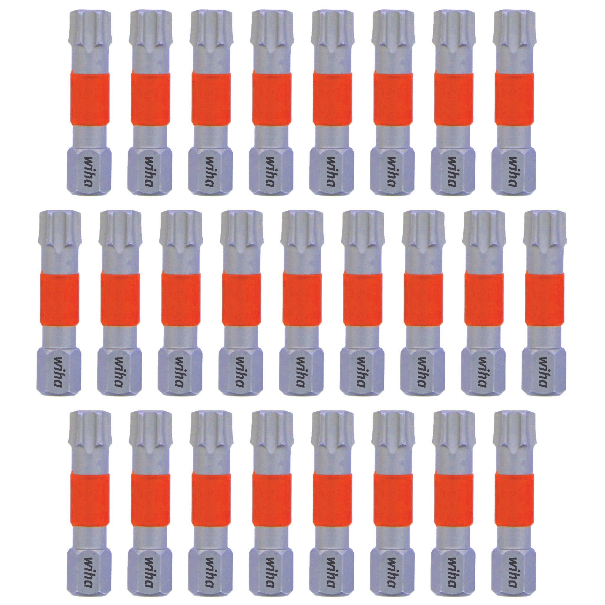 Wiha 76617 T40 Torx 1-Inch Terminator Impact Pack of 25 Bits